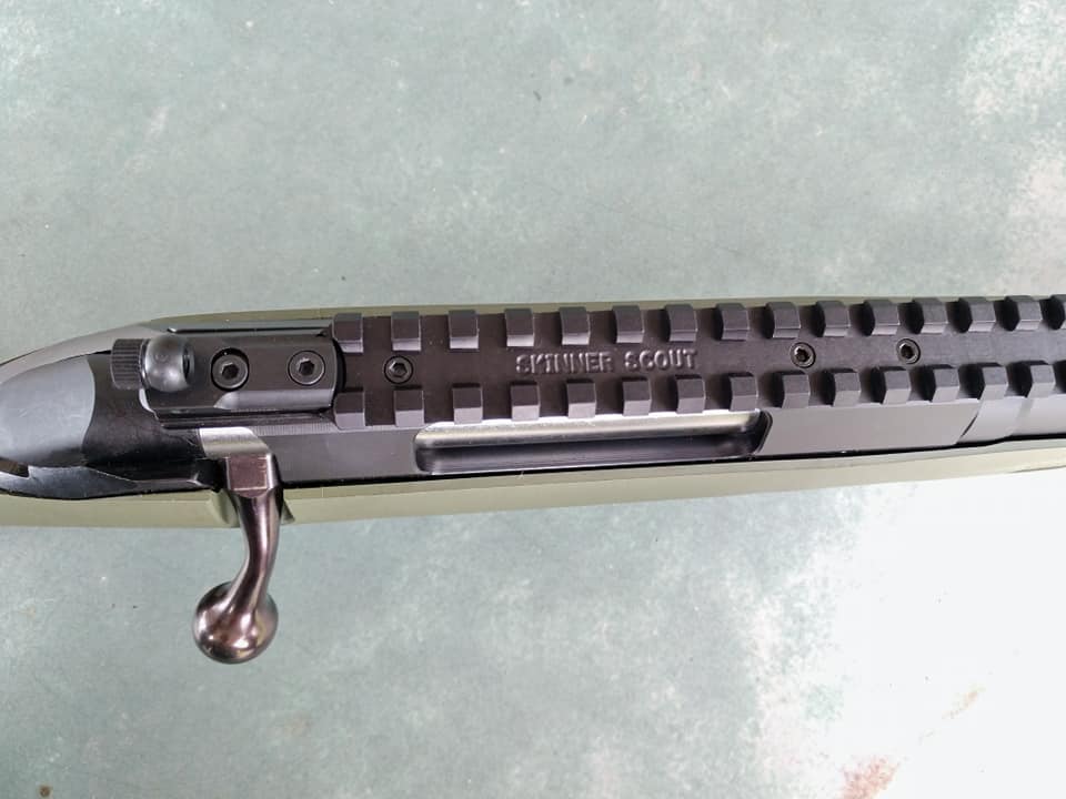 Picatinny Rail with Integrated Peep