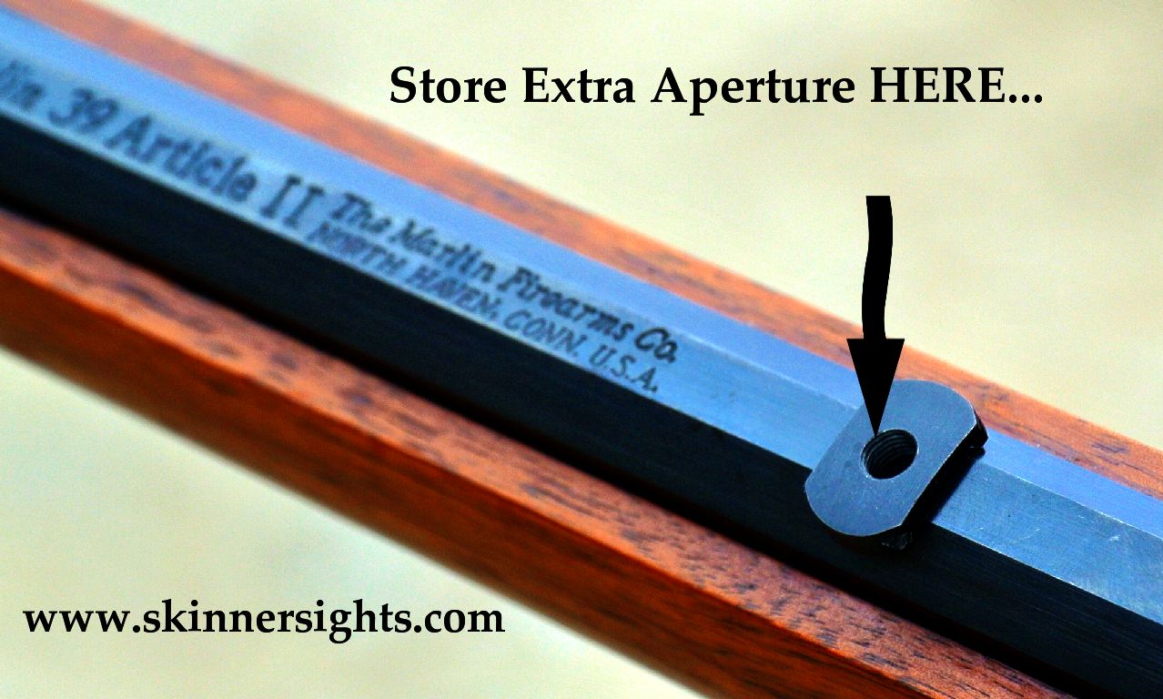 Dovetail Sight Blank w/ Aperture Storage