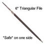 "Safe Sided" Triangular File